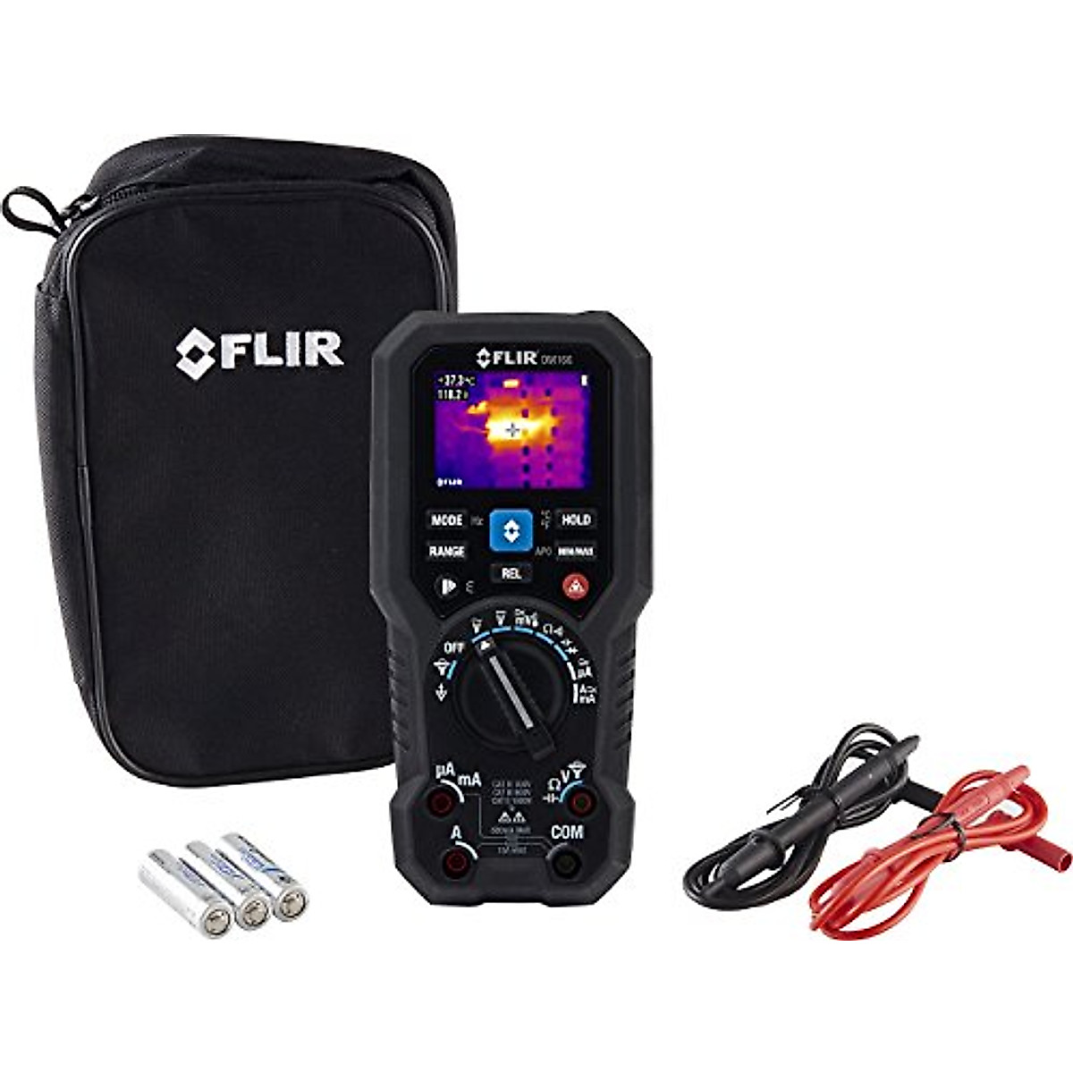 FLIR DM166 Digital Multi-Meter With Built-In Thermal Camera for Electrical Inspection, Automation, Electronics and HVAC