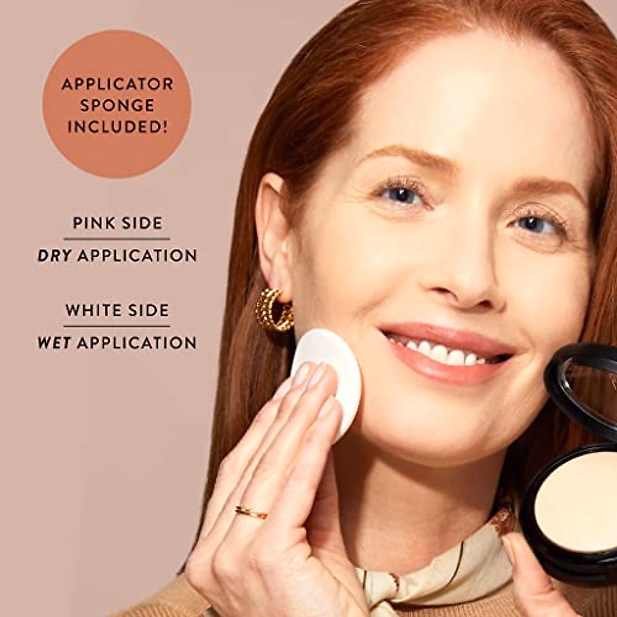 LAURA GELLER NEW YORK Baked Double Take Powder Foundation - Fair - Buildable Medium to Full Coverage - Matte Finish