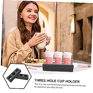 Alipis 4 Pcs Milk Tea Drink Cup Holder Foam Takeout Cup Holders Accessories Automotive Drink Carrier for Takeout Cup Carrier Glass Server Padded Drinks Drink Holder Pearl Cotton re-usable