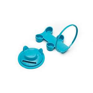 Jarware 82637 Piggy Bank Lid for Regular Mouth Mason Jars, Blue