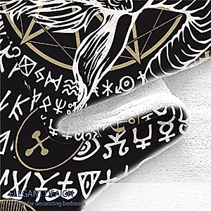 Baphomet Blanket Flannel Throw Lightweight Super Soft Cozy Luxury Family Bed Blanket Birthday Gift Microfiber 40"x30"for Pet