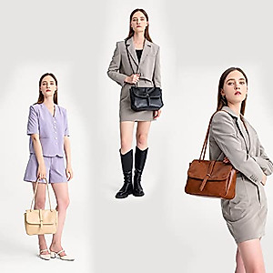 MIDAUP Small Underarm Square Shoulder Bag Vegan Leather Stylish Satchel Messenger Bag with Adjustable Drawstring Shoulder Strap (Blue)