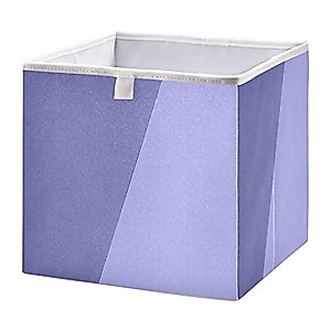 Kigai Periwinkle Blue Trendy Foldable Organizer Storage Bins Cube Baskets for Home Closet Drawers Shelf Toys -11*11*11in