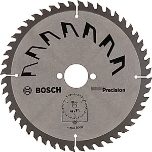 Bosch 1x Circular Saw Blade Precison (for Wood, Ø 190 x 2.5/1.5 x 30 mm, 48 Teeth, ATB, Accessories for Circular Saws)