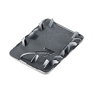 X AUTOHAUX Silver Tone Front Bumper Tow Hook Towing Eye Cover Cap Replacement 622A0-3SH0A for Nissan Sentra 2013 2014 2015 2016