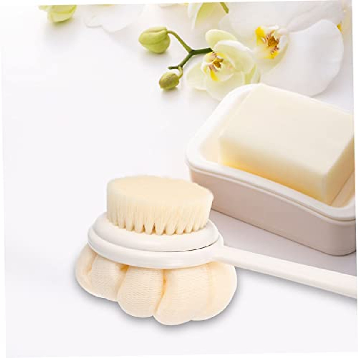 HEALLILY Long Handle Bath Brush Bath Scrubber for Body Sponges for Body Cleaning Sponges Shower Loofah on a Stick Dual- Sided Back Brush Exfoliating Bath Brushes Body Shower Brush Pp One