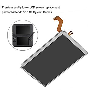 ASHATA Replacement LCD Screen for for 3DS XL System Games, Replacement Parts Accessories Top Upper LCD Screen Display for 3DS XL System Games