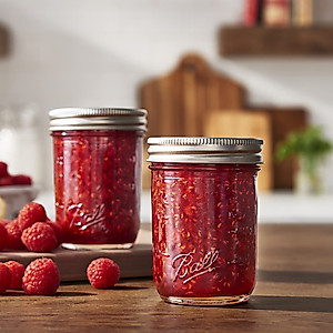 Ball Wide Mouth Pint Canning Jars, 12 Pack, Clear