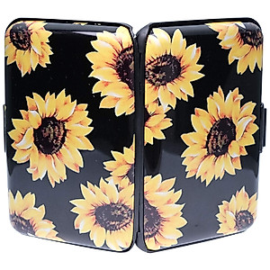 TieNew Credit Card Holder Small Credit Card Wallet Slim RFID Metal Card Holder Wallet Business Card Case ID Case for Women Men