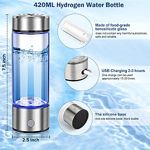 Portable Hydrogen Water Bottle Generator