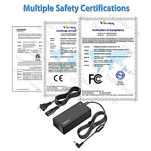 TKDY 24V for Dymo Printer Power Supply, 100-240V AC to DC 24Volt 2.5A Power Adapter for Dymo 4XL 400 450 310 315 320 330 Thermal Labels Printer Writer.