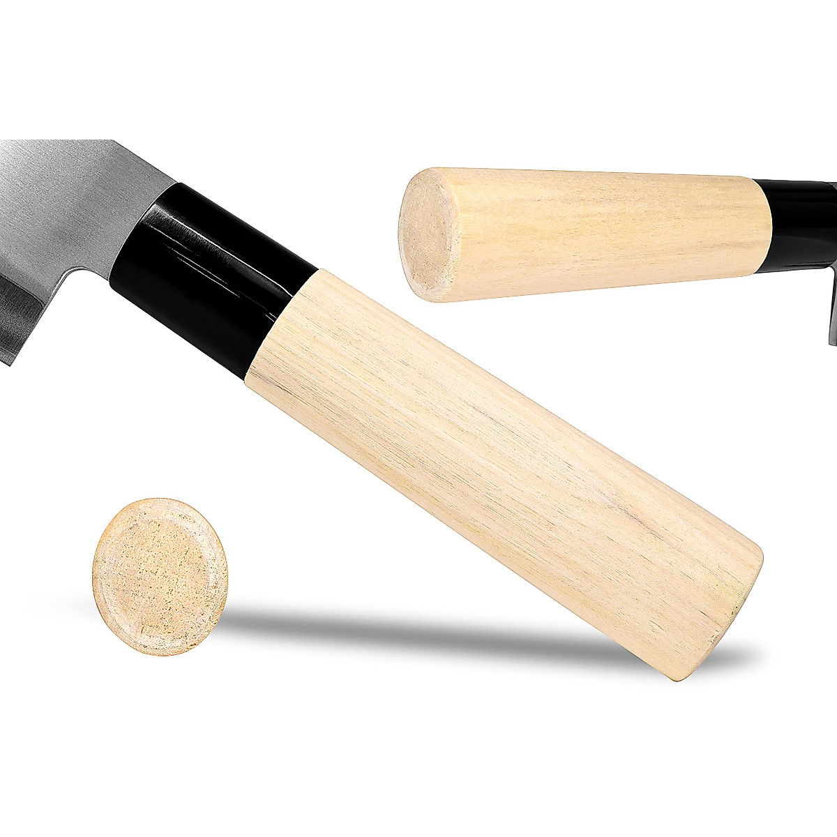 Seki Japan Japanese Seki SANBONSUGI Sushi Chef Knife, 420J2 Stainless Steel Sashimi Deba Knife, Wood Handle, 150 mm (5.9 in)