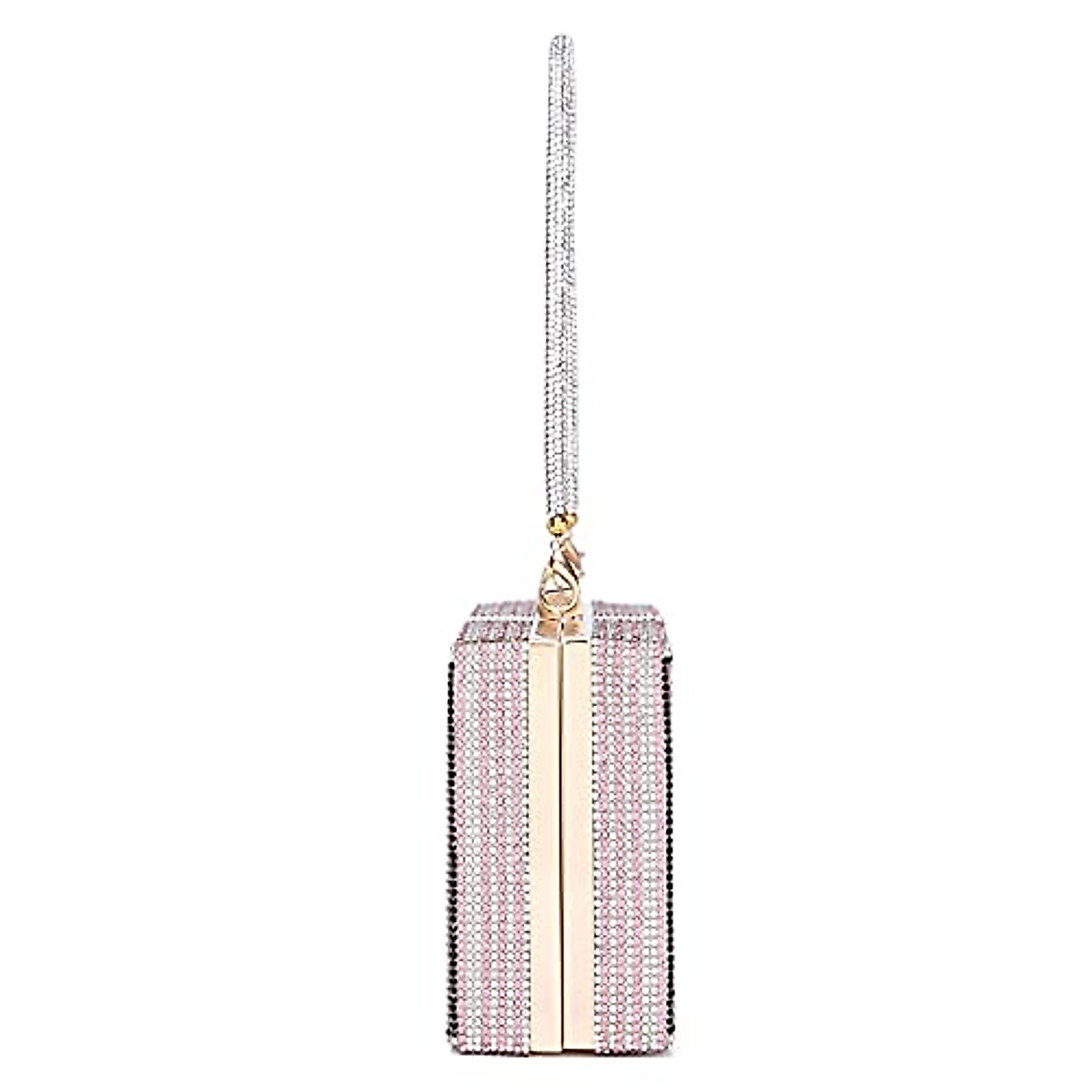 Covelin Dollar Clutch Purse for Women from, Rhinestone Evening Handbag Money Bag Pink