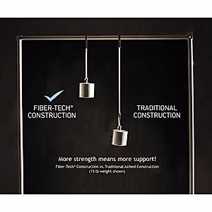 Intex Dura-Beam Series Deluxe Pillow Rest Raised Airbed with Internal Pump & Built-in Pillow, Twin