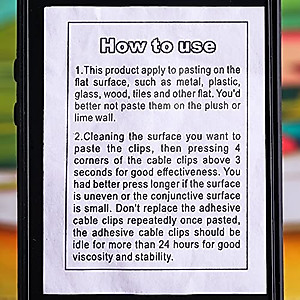 100 Pieces Adhesive Cable Clips Wire Clips Cable Management Wire Cord Holder (13 x 10 mm, White)