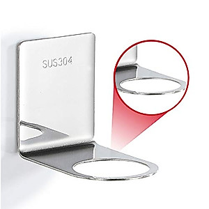 Beerty, Shower Gel Bottle Rack Hook Self Adhesive Wall Mounted Shampoo Holder Hook Shower Gel Bottle Rack Hanger Liquid Soap Shower Holder for Wall Kitchen Bathroom Toilet, Black, Medium