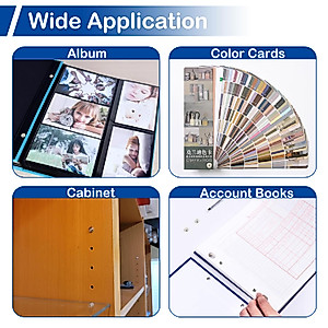 MroMax M5 Binding Screw, M5 x 20mm Nickel Plated Carbon Steel Cross Head Chicago Screw Binding Post Screw Kit for DIY Leather Decoration and Scrapbook and Photo Albums Bookbinding 10Pcs