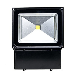 Biltek 100W LED Flood Light Cool White High Power Outdoor Spotlight Industrial Lighting Home Security Lighting Outdoor House Business Surveillance Safety Wall Washer High Building Billboard Garden