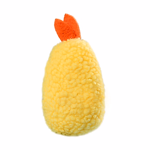 HUONIU Interactive Plush Dog Toy with Sound - Shrimp Shaped, Tough Chew Toy for Small to Medium Dogs, Ideal for Play and Dental Health