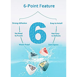 Tswcbyy 4 Pieces Self Adhesive Towel Hooks ,Hand Towel Holders, Kitchen Towel Hooks, Wall Mount Push Hooks for Kitchen, Bathroom, Camper, Rv, Easy to Install and Fun to Use