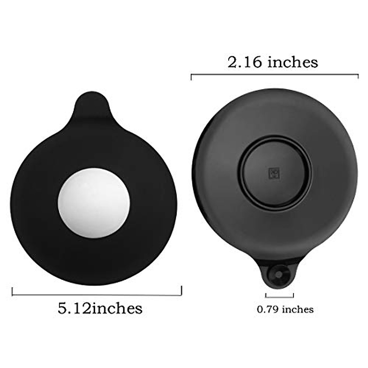 Bathtub Drain Stopper Silicone Recyclable Rubber Drain Plug Bath Tub Drain Cover Bathtub Plug Universal Use for Sinks, Bathroom, Kitchen, Laundry, Floor Drains, Black …