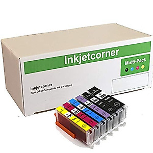 Inkjetcorner Compatible Ink Cartridge Replacement for PGI-280XXL CLI-281XXL PGI 280 XXL CLI 281 XXL for use with TS8320 TS8322 TS8222 TS9120 TS8120 TS8220 (6-Pack)