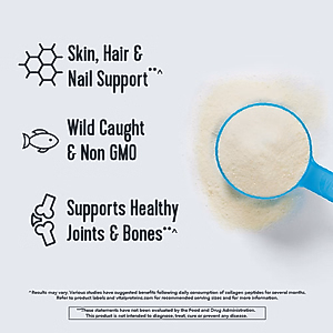 Vital Proteins Collagen Peptides Powder Unflavored 9.33 OZ+Marine Collagen