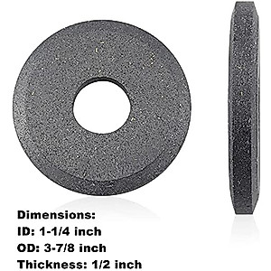 Huthbrother GW-2732 Fiber Reversing Disc Compatible with MTD Troy-Bilt Parts 1072 GW-1072, 2732, GW-2732. (ID*1-1/4 inch OD*3-7/8 inch)