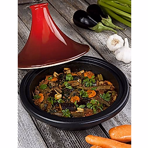 Le Creuset Enameled Cast Iron Moroccan Tagine, 2.5 qt., Cerise