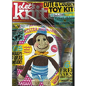 LET'S KNIT MAGAZINE, CUTE & CUDDLY TOY KIT ! AUGUST, 2018 ISSUE, 134
