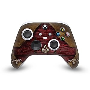 Head Case Designs Officially Licensed Assassin's Creed Freedom Edition III Graphics Vinyl Sticker Gaming Skin Decal Cover Compatible With Xbox Series X/S Controller