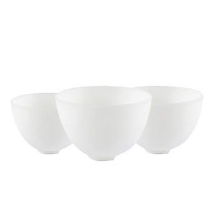 EXCEART Silicone Facial Mask Mixing Bowl 3Pcs Silicone Facial Mask Mixing Bowls DIY Facemask Mixing Mask Other Skincare Product Mixing Bowls