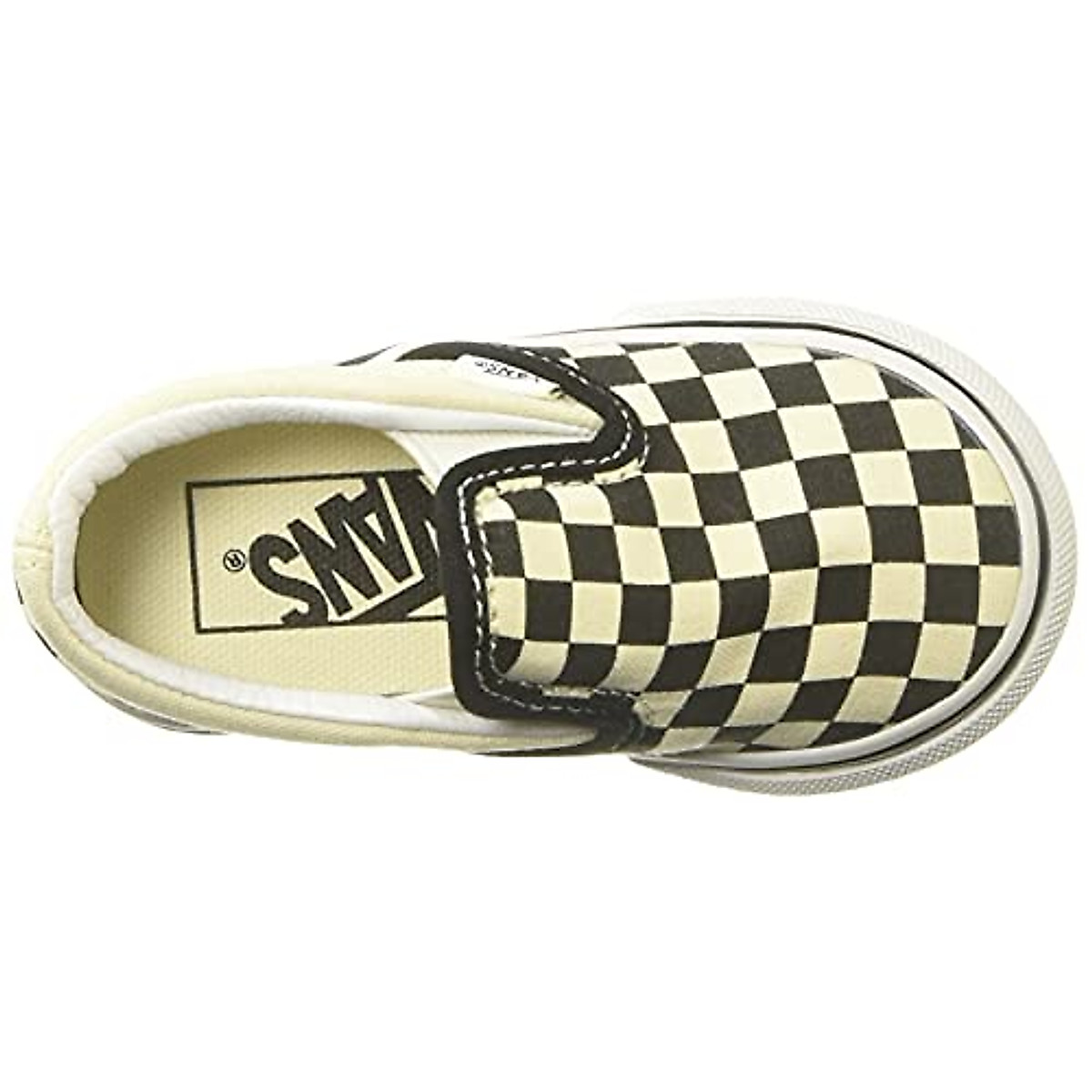 Vans Boys' Classic Slip-On (Toddler) - Black/White Checkerboard - 6 Toddler