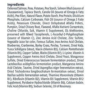 Blue Buffalo Basics Skin & Stomach Care, Grain Free Natural Adult Dry Dog Food, Salmon & Potato 4-lb