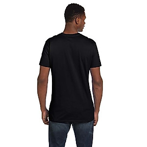 Hanes Men's Big and Tall Nano Premium Cotton T-Shirt (Pack of 2), Black, 3X-Large