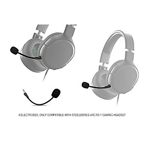 UNCLE LIGHT Arctis 1 Replacement Microphone for Steelseries Gaming Headsets, Compatible with Steelseries Arctis 1 Headphones 3.5mm Detachable Boom Microphone