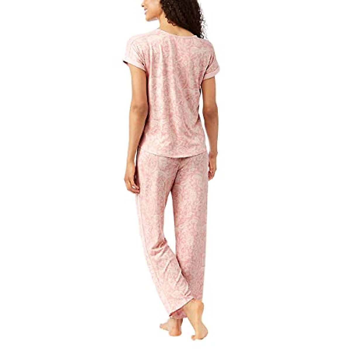 Lucky Brand Ladies' 4-Piece Pajama Set XS Size (Mini Denim Floral)