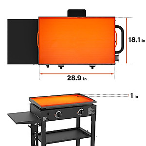 28" Griddle Mat Silicone for Blackstone,Heavy Duty Food Grade Grill Cover-Protect Your Griddle from Rodents, Insects, Debris and Rust