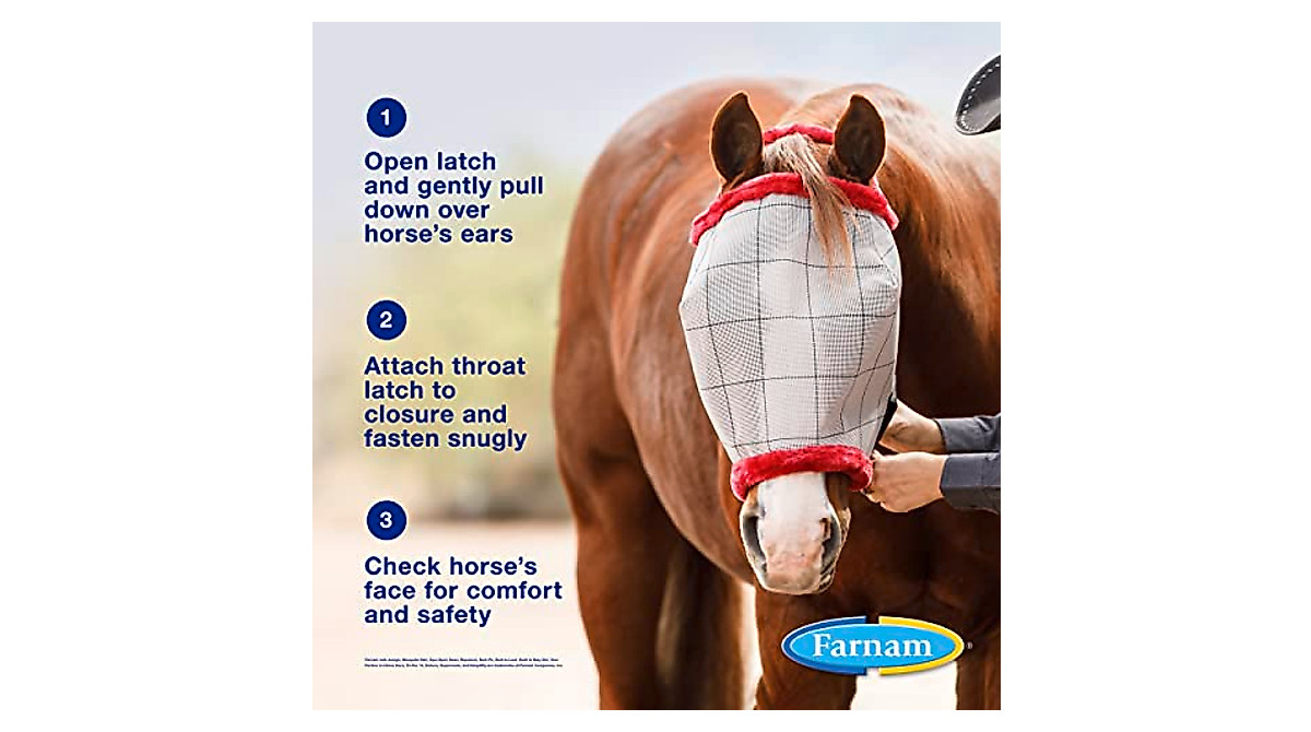 Farnam SuperMask II Fly Mask for Foals - Ultimate Protection