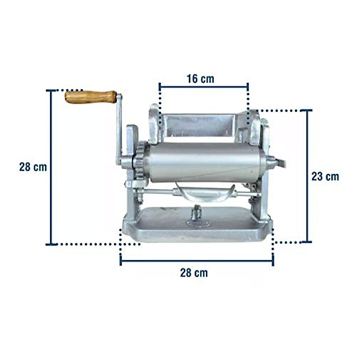 Made in Mexico Manual Corn Tortilla Maker GONZALEZ Maquina Tortilladora Aluminum 5.5" Automatic Cutting Machine
