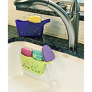 Hutzler Sponge Duo Double Sponge Holder, Lime Green