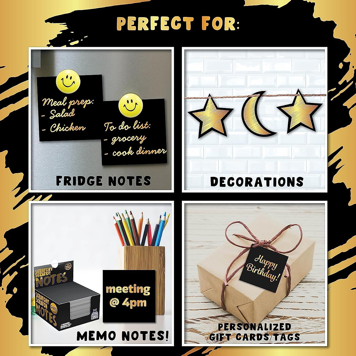 PURPLE LADYBUG Rainbow Scratch Art for Kids Mini Notes - Great Easter Crafts for Kids & Tweens, Easter Basket Stuffers for Teens, Small Gifts for Kids - Fun Arts and Crafts with 150 Scratch Papers