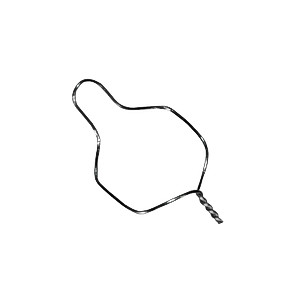 J&J Ortho Orthodontic Preformed Ligature Kobayashi Tie Shorty Long(100/pk) (Ligature Tie Shorty - .010)