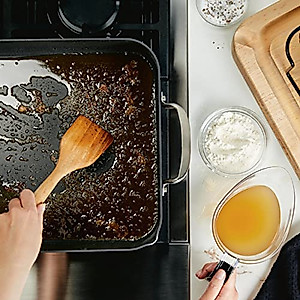 KitchenAid Hard Anodized Roasting Pan/Roaster with Removable Rack, 13 Inch x 15.75 Inch, Matte Black