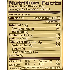 Werther's, Caramel Sugar Free Hard Candy, Original, 2.75 Ounce (Pack of 4), multi