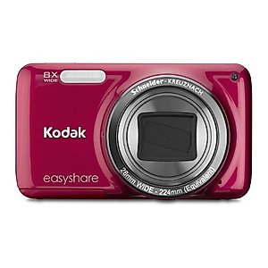 Kodak EasyShare M583 14 MP Digital Camera with 8x Optical Zoom and 3-Inch LCD - Red