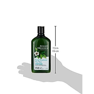 Avalon Organics Conditioner, Scalp Treatment Tea Tree, White, 11 Oz