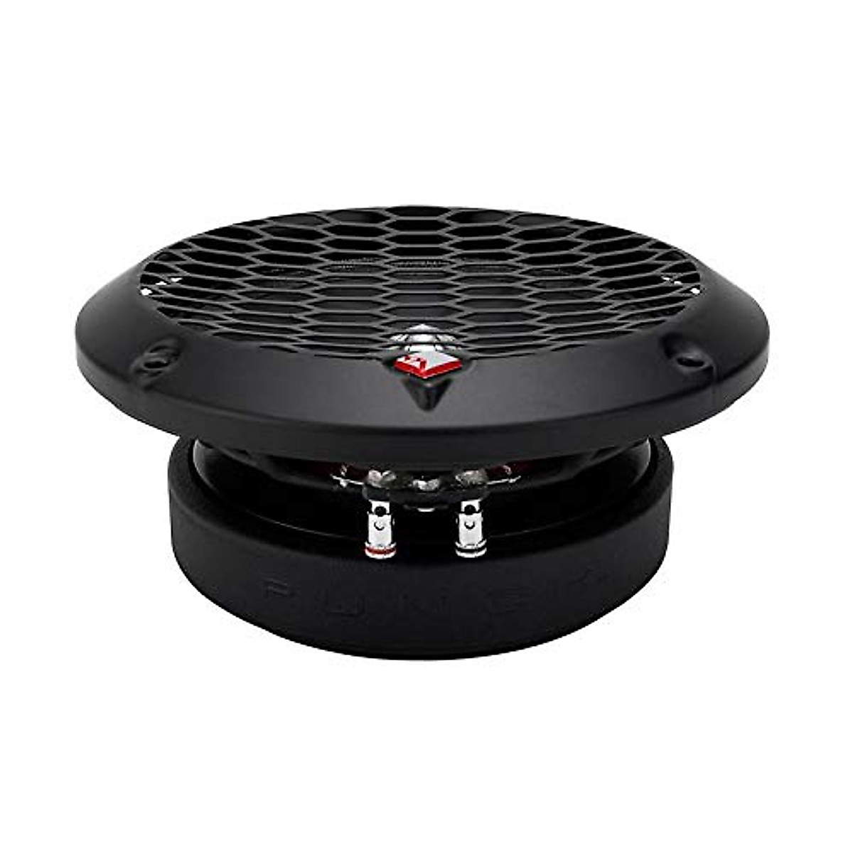 Rockford Fosgate PPS4-6 6.5" 400W 4-Ohm Midrange Car Audio Speaker Pair with Fiber Reinforced Paper Cone and Stamp Cast Aluminum Frame