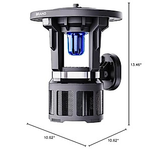 KATCHY Outdoor Insect Trap with Wall-Mounted Bracket - Non-Zapper Traps for Outdoors - Catch Insects Outdoors