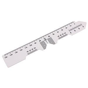 (5 pcs) PD ruler,eyeglasses measure tool soft material eyeglasses accessoires for eyeglasses shop (Model 1)